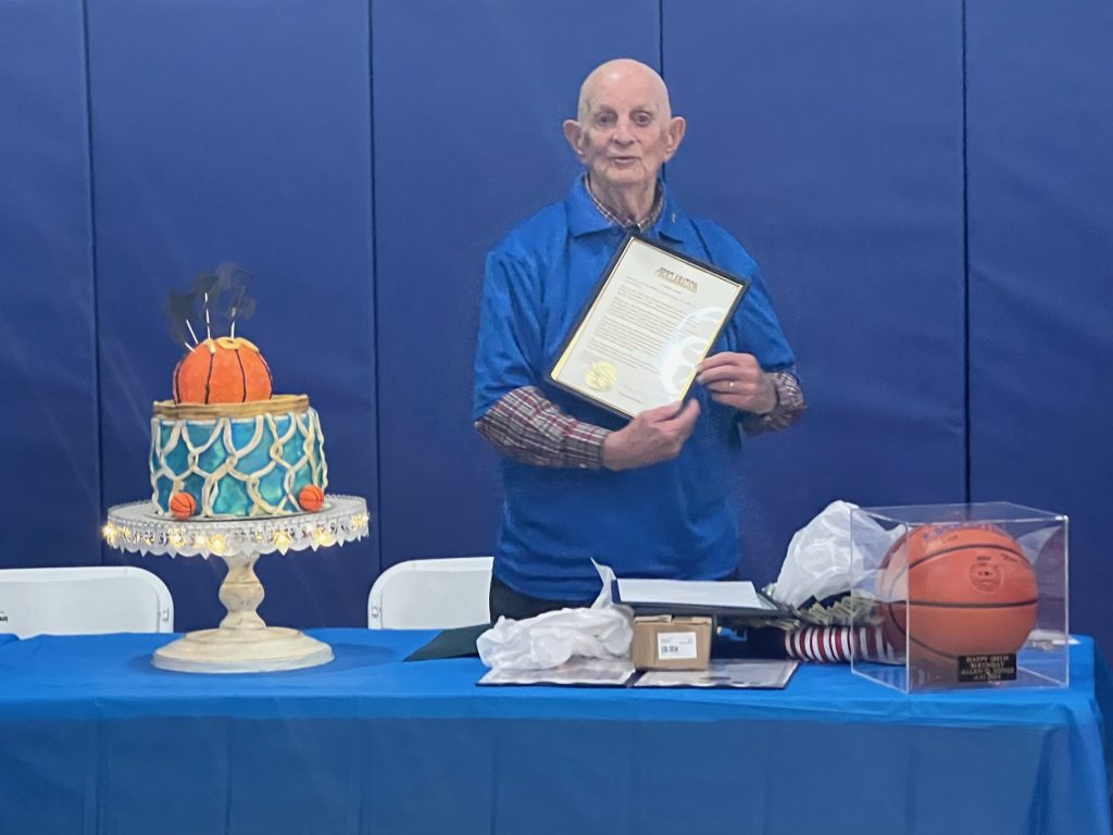 Veteran, teacher, coach returns home to celebrate 100th birthday ...